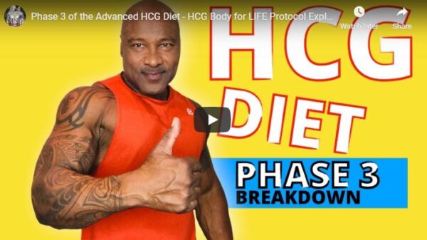 Phase 3 of the Advanced HCG Diet - HCG Body for LIFE Protocol Explained
