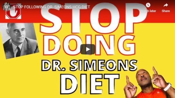 Stop Following Dr. Simeon's HCG Diet Protocol
